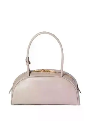 Miu Miu Beau Leather Shoulder Bag - Grey