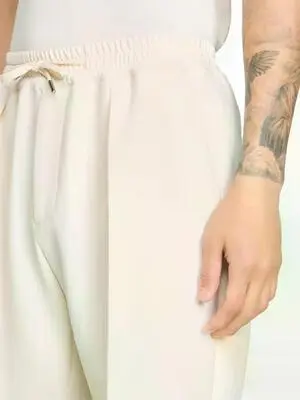 Sandro Jersey Bermuda Shorts With Drawstring - Neutrals