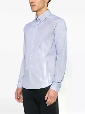 Sandro Striped Buttoned Shirt - Blue