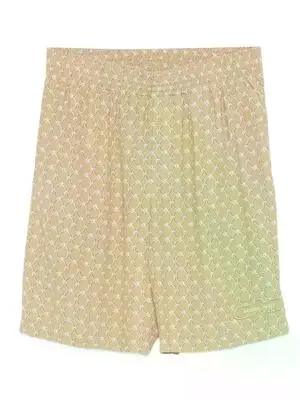 Sandro Geometric-pattern Shorts - Neutrals