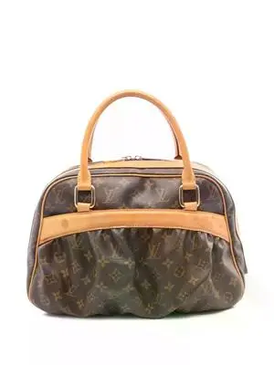 LOUIS VUITTON 2005 Mitzi Monogram Handbag - Brown
