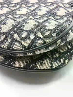 Dior 2010s Mini D-charm Shoulder Bag - Blue