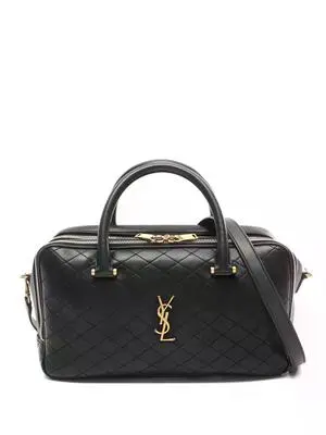 Saint Laurent Gold Tone Travel Bags For Women