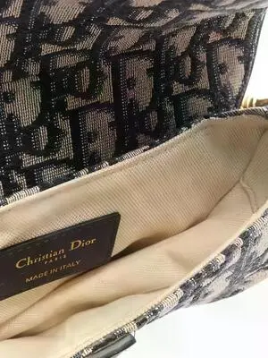Dior 2010s Saddle Tote Bag - Blue