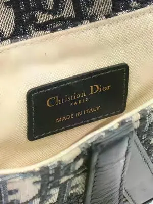Dior 2010 Mini Saddle Oblique Shoulder Bag - Neutrals