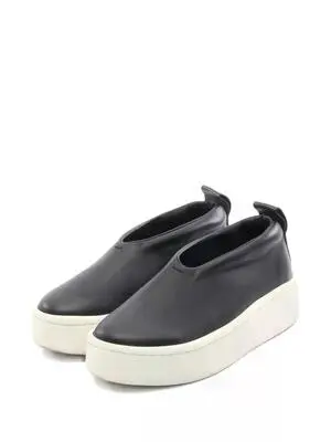 JIL SANDER 2010s Platform Leather Sneakers