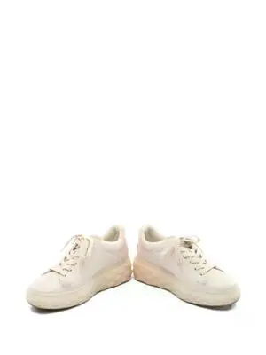 JIMMY CHOO 2010s Leather Sneakers