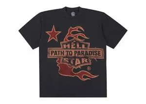 HELLSTAR Biker Tour Short Sleeve T-shirt - Black