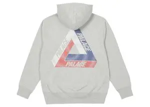 PALACE Swirl Triferg Hood - Grey Marl