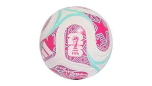 Adidas Fifa World Cup 2026 Trionda Club Ball - White/flash Aqua/shock Pink