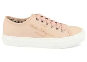 FERRAGAMO Mediterranean Canvas Low-top Sneakers