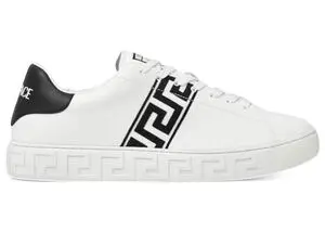 Versace Embroidered Grecain Sneakers