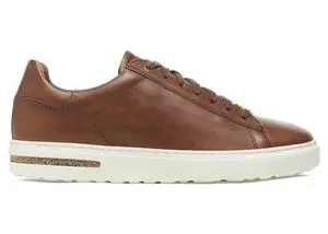 BIRKENSTOCK Bend Low Leather Sneakers - Cognac