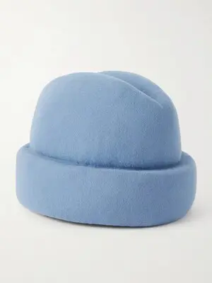 GIGI BURRIS MILLINERY Sharina Wool-felt Cap - Blue