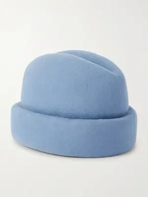GIGI BURRIS MILLINERY Sharina Wool-felt Cap - Blue