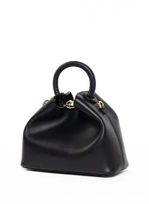 ELLEME Baozi Leather Handbag - Black
