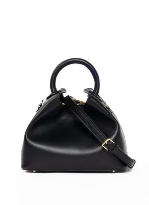 ELLEME Baozi Leather Handbag - Black