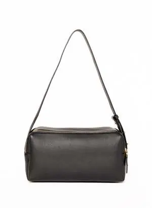 ELLEME Trousse Pebbled Leather Bag - Black