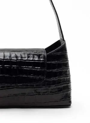 ELLEME Envelope Croco Embossed Leather