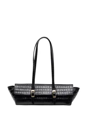 ELLEME Le Bateau Croco Embossed Leather - Black