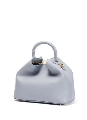 ELLEME Baozi Pebbled Leather Bag - Grey Blue