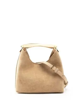 ELLEME Boomerang Small Croco Suede - Beige