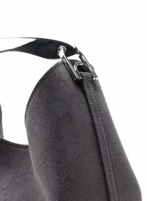 ELLEME Small Boomerang Suede Handbag - Grey