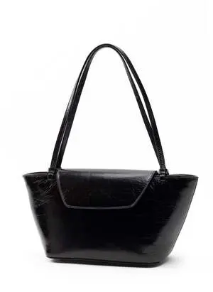 ELLEME Courrier Tote Vintage Leather - Black