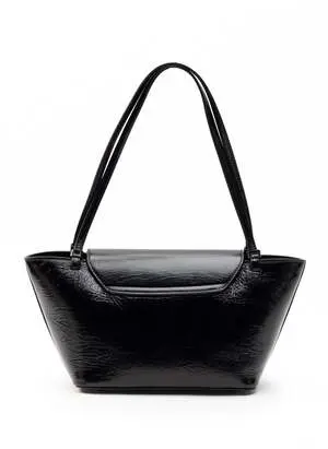 ELLEME Courrier Tote Vintage Leather - Black