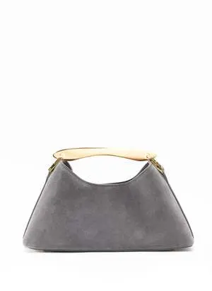 ELLEME Mini Boomerang Suede Handbag - Grey