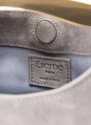 ELLEME Mini Boomerang Suede Handbag - Grey
