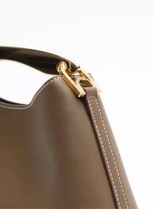 ELLEME Mini Boomerang Leather Top Handle Bag