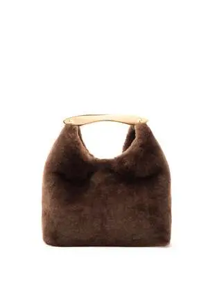 ELLEME Small Boomerang Shearling - Brownie