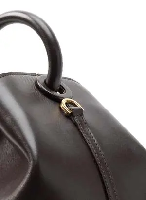 ELLEME Raisin Leather Handbag - Tabacco