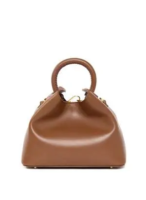 ELLEME Baozi Leather Top Handle Bag - Cognac