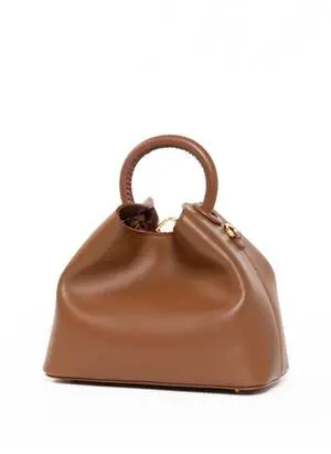 ELLEME Baozi Leather Top Handle Bag - Cognac