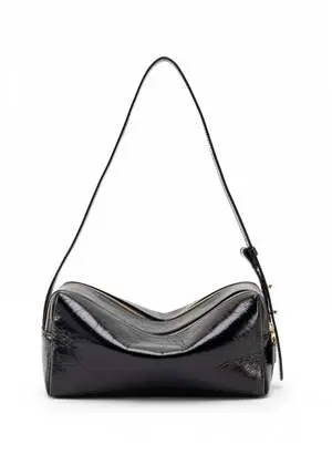 ELLEME Trousse Vintage Leather Pouch - Black