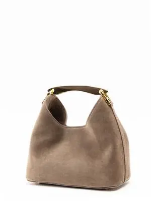 ELLEME Small Boomerang Suede - Taupe
