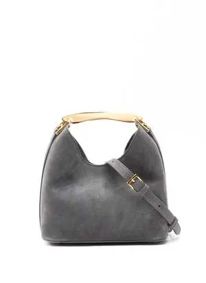 ELLEME Small Boomerang Suede Handbag - Grey