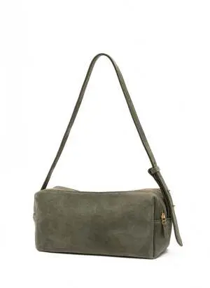 ELLEME Trousse Suede Bag - Khaki
