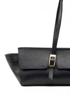 ELLEME Le Bateau Pebbled Leather - Black