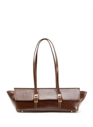 ELLEME Elleme Le Bateau Vintage Leather Shoulder Bag Mocha