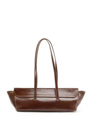 ELLEME Le Bateau Vintage Leather Shoulder Bag - Mocha