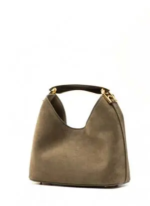 ELLEME Small Boomerang Suede - Truffle