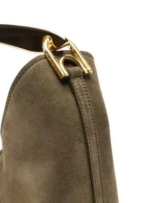 ELLEME Small Boomerang Suede - Truffle