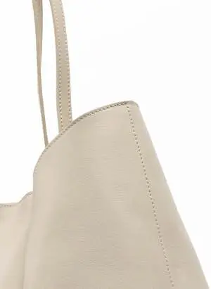 ELLEME Dimple Tote Leather - Sesame