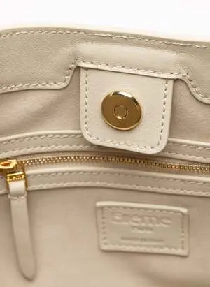 ELLEME Dimple Tote Leather - Sesame