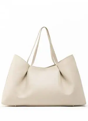ELLEME Dimple Tote Leather - Sesame