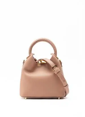 ELLEME Madeleine Pebbled Leather Bag - Dust Pink