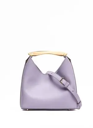 ELLEME Small Boomerang Leather Handbag - Lilac